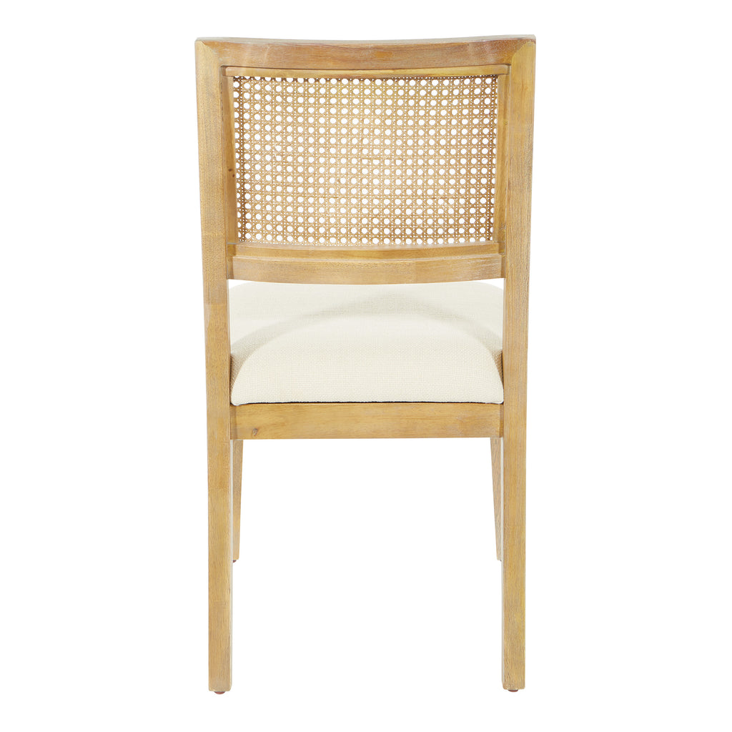 Aliana Cane Back Natural Finish Armless Chair (2 pk) – Decor 4 Urbans
